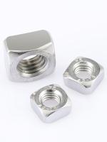 China DIN928 M3-M12 304 Stainless Steel Four Corner Welding Nut Grade 4.8 High Strength for sale