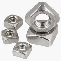China DIN928 M3-M12 304 Stainless Steel Four Corner Welding Nut Grade 4.8 High Strength for sale