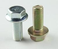 China Plain Finish M8 Flange Titanium Bolts for Industrial Machinery DIN Standard for sale