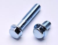 China Plain Finish M8 Flange Titanium Bolts for Industrial Machinery DIN Standard for sale