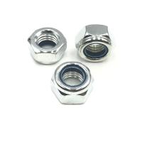 China Zinc Plated All Metal Hex Steel Fastener Grade 12.9 Bolt Nut Lock Nut DIN 980 for sale