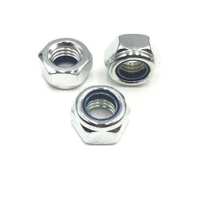China Zinc Plated All Metal Hex Steel Fastener Grade 12.9 Bolt Nut Lock Nut DIN 980 for sale