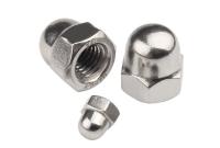 China DIN1587 Hex Domed Cap Nuts Nickel Galvanized M6 M8 M10 ASTM Fastener Certified for sale