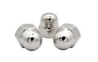 China DIN1587 Hex Domed Cap Nuts Nickel Galvanized M6 M8 M10 ASTM Fastener Certified for sale