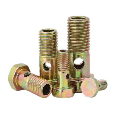 China M16 Grade 8.8 Banjo Bolt Hollow Screw Mechanical Fastener for Automotive for sale