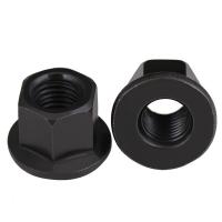 China M10-M30 Hex Flange Thickening Nut with Pad Plate ISO9001 Zinc Coated for sale