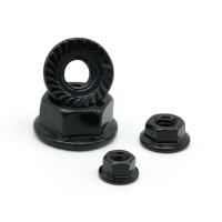 China M10-M30 Hex Flange Thickening Nut with Pad Plate ISO9001 Zinc Coated for sale