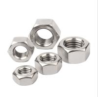 China White Zinc Plated Hex Nuts DIN934 Imperial 1/2 Inch General Industry Fasteners for sale