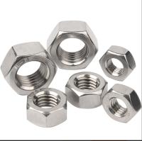 China White Zinc Plated Hex Nuts DIN934 Imperial 1/2 Inch General Industry Fasteners for sale