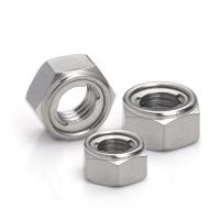 China DIN980 Stainless Steel Metal Insert Hex Lock Nut M8 M10 M12 M16 for Secure Fastening for sale