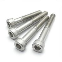 China DIN912 Hexagon Socket Head Cap Screw Bolt M2 M8 Stainless Steel 304 316 Plain Finish for sale