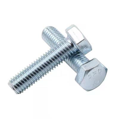 China DIN931 DIN933 Hex Bolts Grade 4.8 8.8 10.9 12.9 M6-M36 for Industrial Use for sale