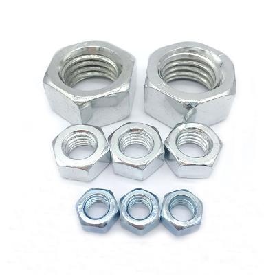 China M10 DIN 934 Zinc Plated Hex Nuts M6-M36 Class 8.8 10.9 12.9 for Building Construction for sale