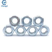 China M10 DIN 934 Zinc Plated Hex Nuts M6-M36 Class 8.8 10.9 12.9 for Building Construction for sale