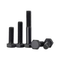 China DIN Standard M6-M36 M10 Black Hex Bolt Nut Washer Set Grade 8.8 12.9 ISO9001 for sale