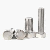 China SS304 Stainless Steel Hexagon Bolts and Nuts DIN931 DIN933 DIN934 M6-M20 for sale