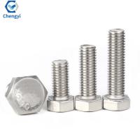China SS304 Stainless Steel Hexagon Bolts and Nuts DIN931 DIN933 DIN934 M6-M20 for sale