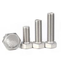 China Stainless Steel A2 A4 DIN931 Partial Thread Hex Bolt Nut Washer Stock M6 M8 M10 for sale