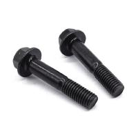 China DIN6921 Hex Flange Bolt with Nut M6 M8 M25 Zinc Coating Carbon Steel Grade 8.8 for sale