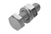 China DIN 933 HDG Full Threaded Hex Bolt Carbon Steel Grade 8.8 10.9 M6 to M64 for sale