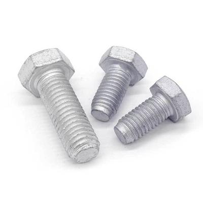 China High Strength HDG Hot Dip Galvanized Hexagon Bolts DIN933 DIN931 M12-M30 for sale