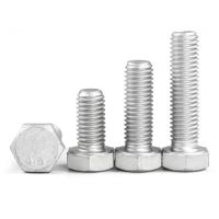 China DIN931 DIN933 M6-M36 Dacromet Hexagon Head Bolts UNC UNF Thread for sale