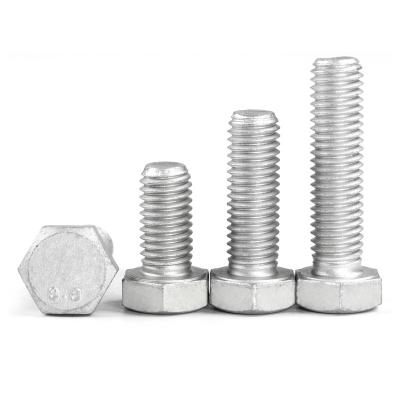 China DIN931 DIN933 M6-M36 Dacromet Hexagon Head Bolts UNC UNF Thread for sale