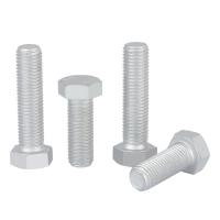 China DIN931 DIN933 M6-M36 Dacromet Hexagon Head Bolts UNC UNF Thread for sale
