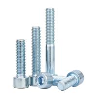 China DIN Zinc Plated Hexagon Socket Head Cap Screw M6-M20 Allen Key Bolt for sale