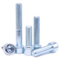 China DIN Zinc Plated Hexagon Socket Head Cap Screw M6-M20 Allen Key Bolt for sale