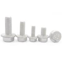 China Hot Dip Galvanized Hex Flange Bolt DIN6921 M8-M20 for Construction Use for sale