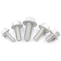 China Hot Dip Galvanized Hex Flange Bolt DIN6921 M8-M20 for Construction Use for sale