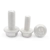 China Hot Dip Galvanized Hex Flange Bolt DIN6921 M8-M20 for Construction Use for sale