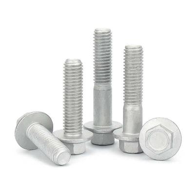 China Dacromet Hex Flange Bolt DIN6921 M6-M36 Grade 8.8 10.9 12.9 for sale