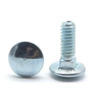 China DIN603 Carriage Bolt Zinc Plated M10x50 ISO9001 Certified Industrial Fastener for sale
