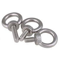 China Custom A2 70 A4 80 Stainless Steel Triangle Ring Lifting Hook Eye Bolts for sale