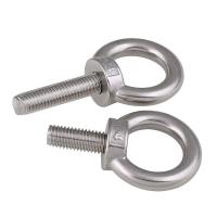 China Custom A2 70 A4 80 Stainless Steel Triangle Ring Lifting Hook Eye Bolts for sale