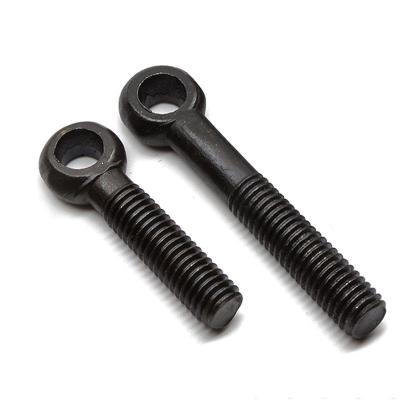 China DIN444 Eye Bolt Grade 4.8 8.8 Black Zinc Plated High Strength Steel Fastener for sale
