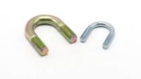 China Hot Dip Galvanized U Shaped Clamp 2 Inch Heavy Duty Fastener for Pipe Support for sale