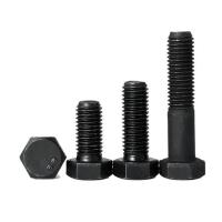 China Grade 8.8 High Strength Hex Bolt DIN933 Carbon Steel Black Oxide Extension Screw M12 for sale