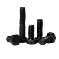 China Grade 8.8 High Strength Hex Bolt DIN933 Carbon Steel Black Oxide Extension Screw M12 for sale