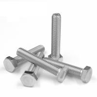 China Grade 8.8 High Strength Hex Bolt DIN933 Carbon Steel Black Oxide Extension Screw M12 for sale