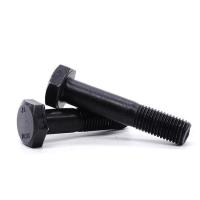 China Grade 8.8 High Strength Hex Bolt DIN933 Carbon Steel Black Oxide Extension Screw M12 for sale