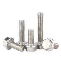 China M5-M100 Galvanized Outer Hexagon Flange Screw with Anti-Skid Surface for sale