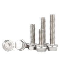 China M5-M100 Galvanized Outer Hexagon Flange Screw with Anti-Skid Surface for sale