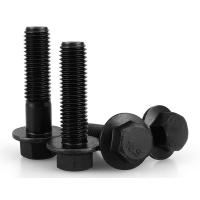 China M5-M100 Galvanized Outer Hexagon Flange Screw with Anti-Skid Surface for sale