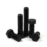 China DIN933 High Strength Steel Full Thread Hex Bolt Hot Dip Galvanized M8-M24 for sale