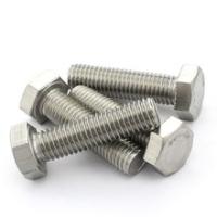 China DIN933 High Strength Steel Full Thread Hex Bolt Hot Dip Galvanized M8-M24 for sale