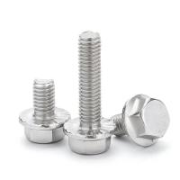 China Blackened Flange Bolt DIN6921 Full Tooth Hex Head M8 M10 M12 for Industrial Use for sale