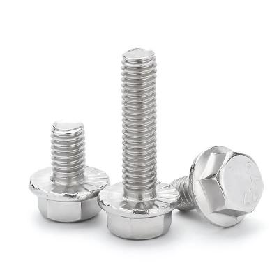 China Blackened Flange Bolt DIN6921 Full Tooth Hex Head M8 M10 M12 for Industrial Use for sale